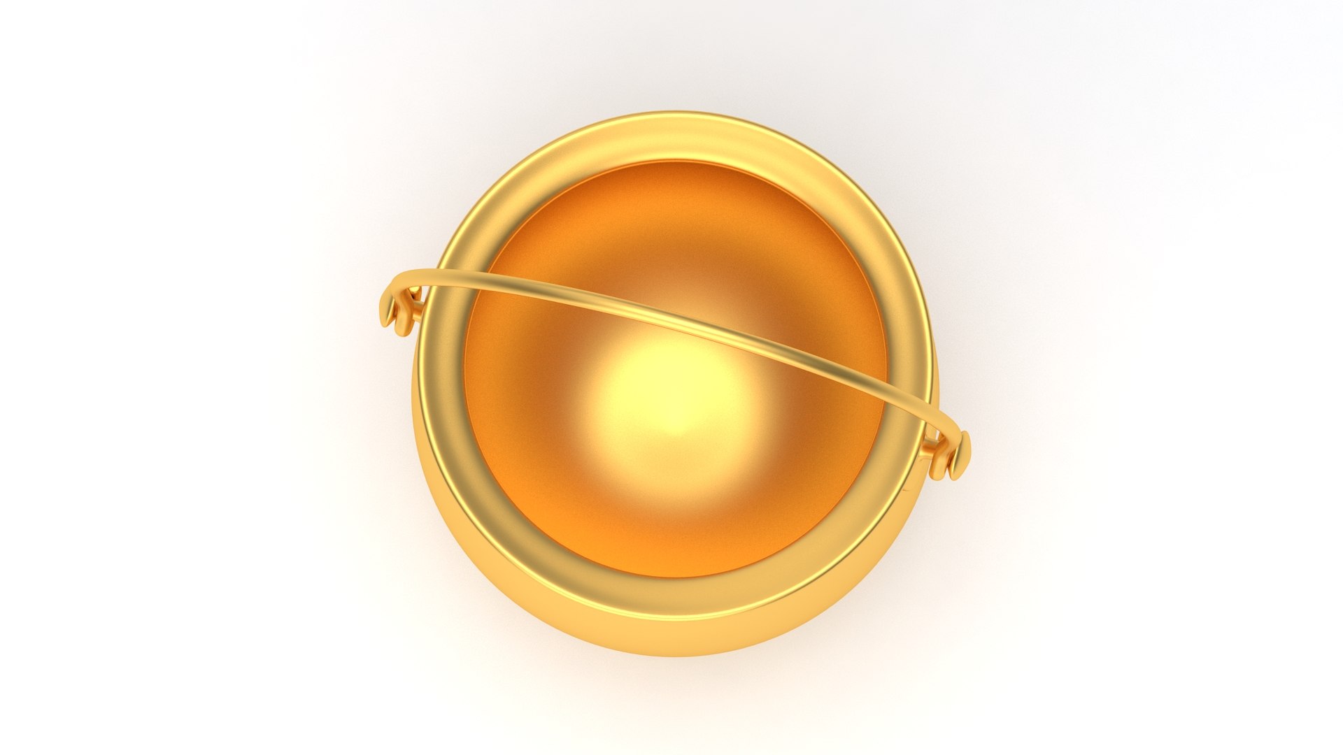 3D Gold Cauldron Model - TurboSquid 2171156