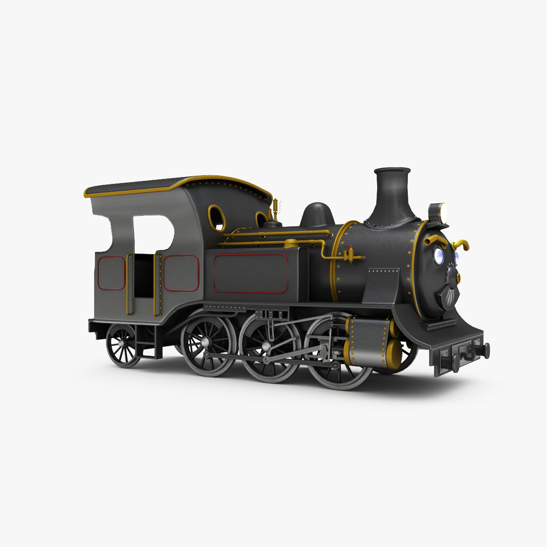 Cartoon Steam Trains