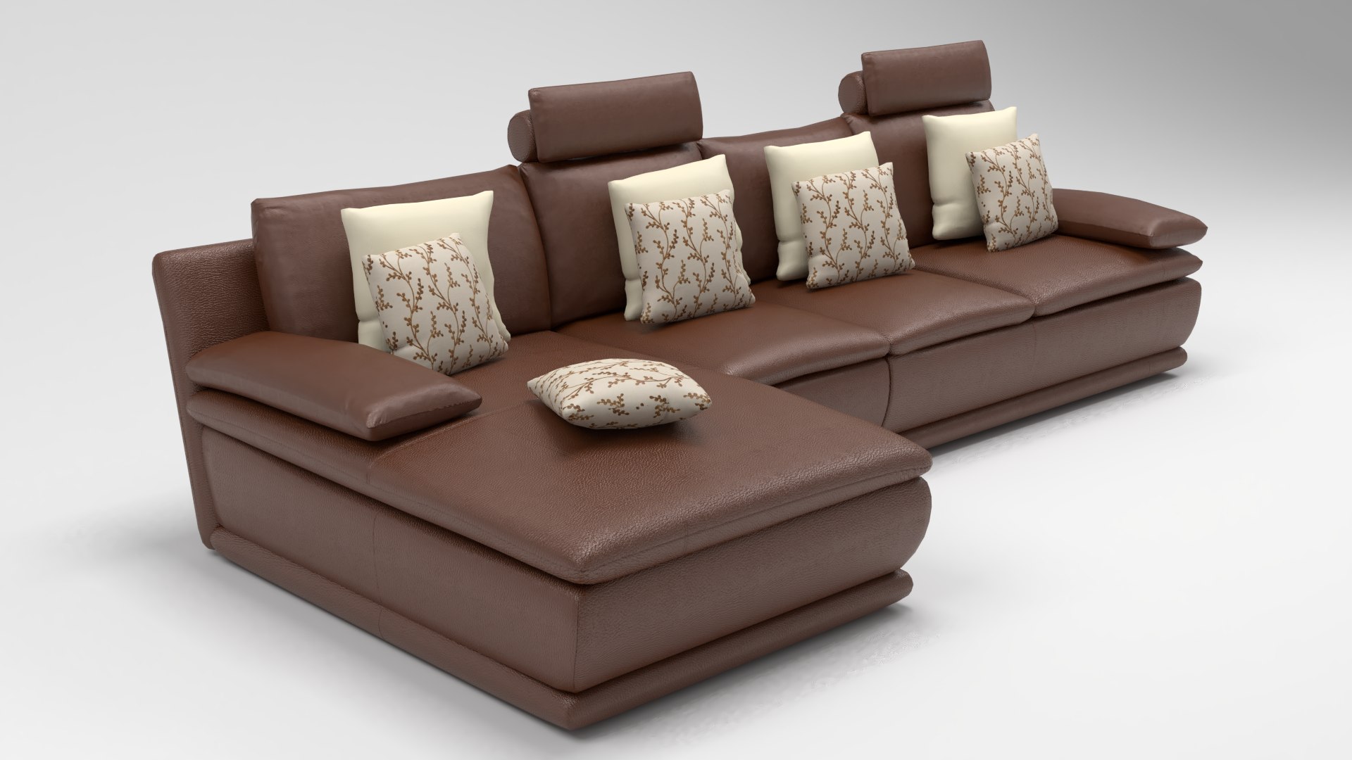 3D Model Sofa L Shape - TurboSquid 1380770