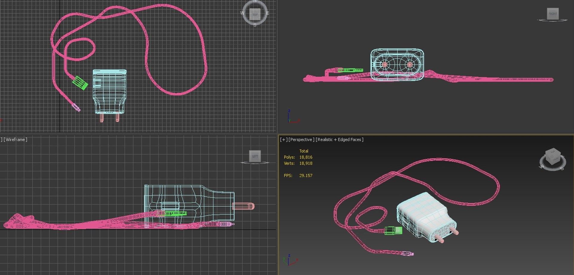3D Charger Phone Charge Model - TurboSquid 1450365