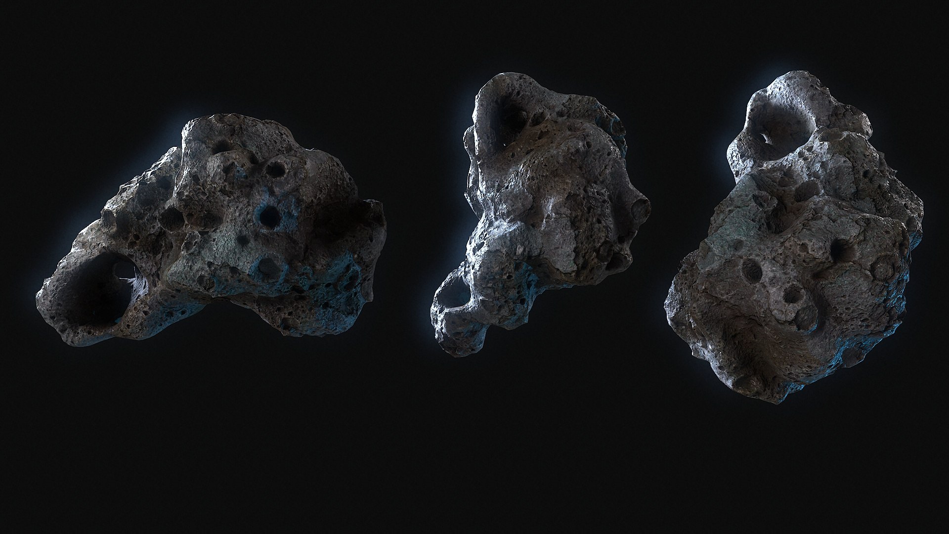 Realistic Asteroid 7 3D Model - TurboSquid 2294768