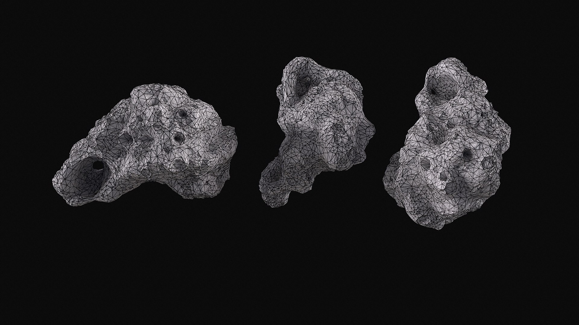 Realistic Asteroid 7 3D Model - TurboSquid 2294768