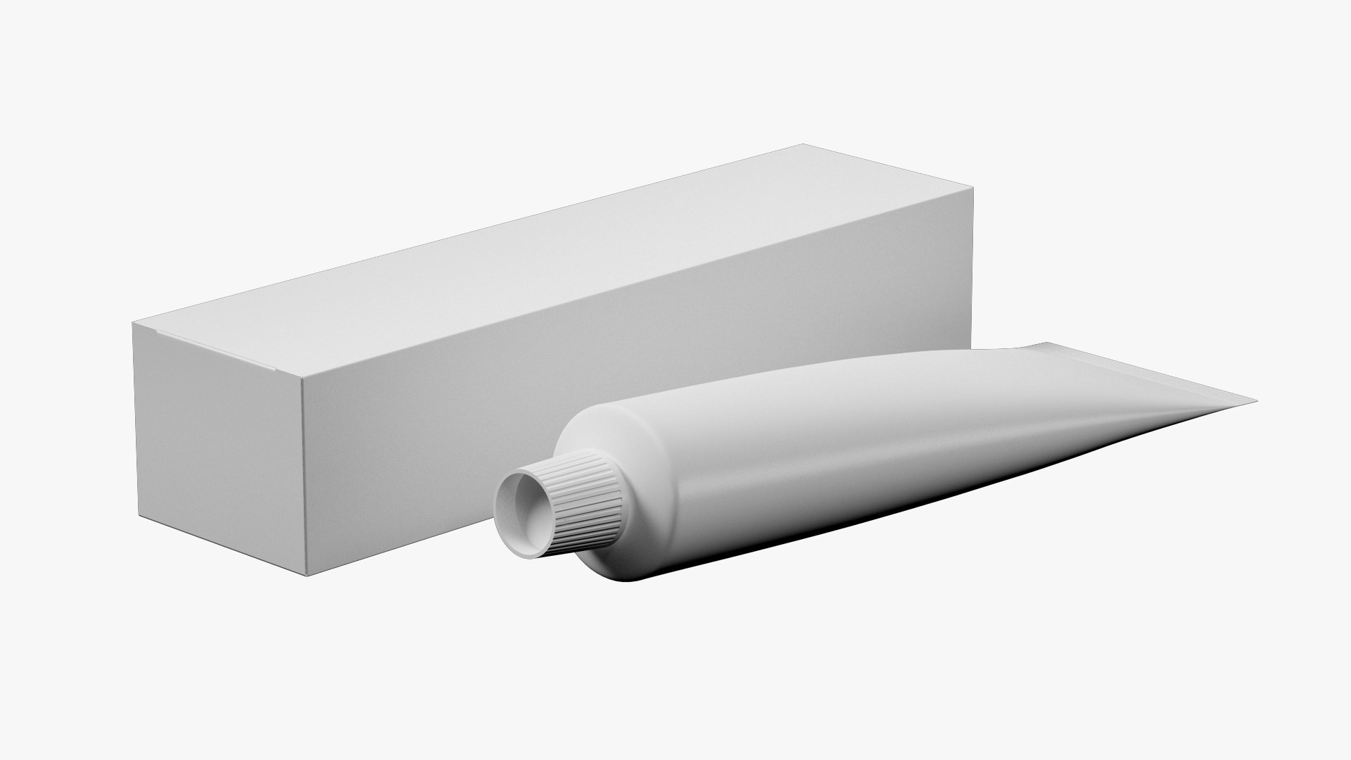 Toothpaste Box Tooth Model - TurboSquid 1689552