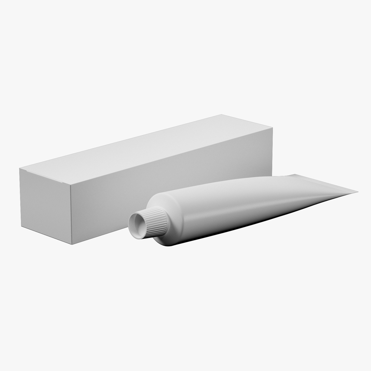 Toothpaste box tooth model - TurboSquid 1689552