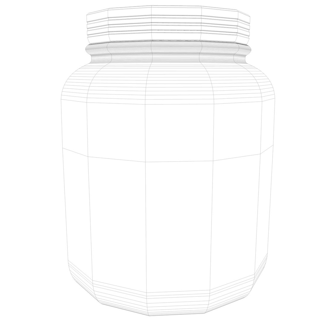 Pickle Jar 3d C4d