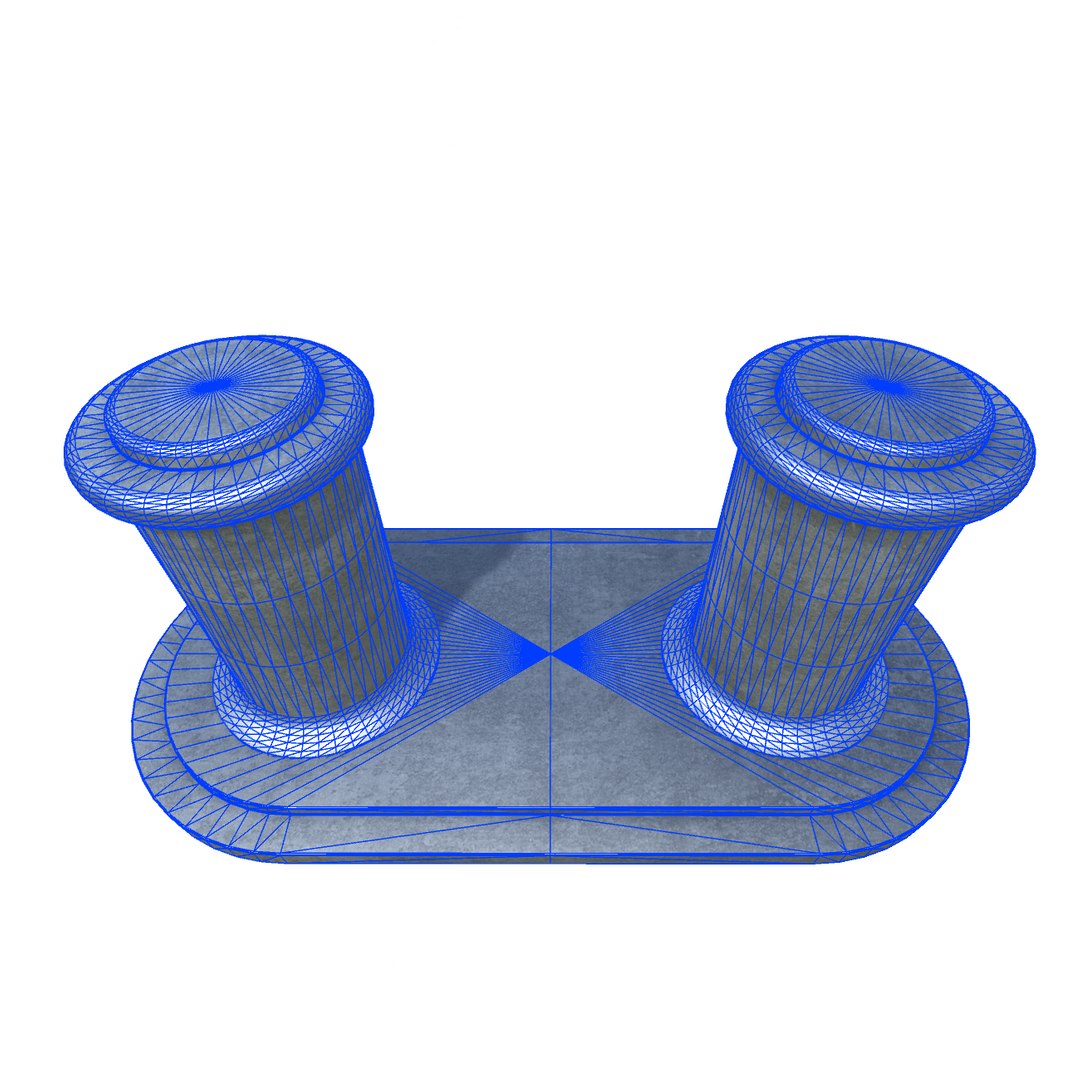 Ship Bollard G 3D Model - TurboSquid 1368404