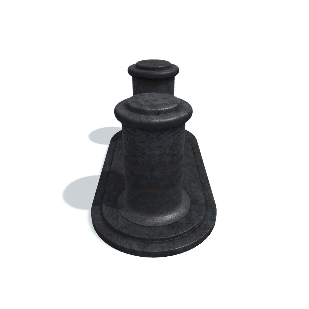 Ship Bollard G 3D Model - TurboSquid 1368404