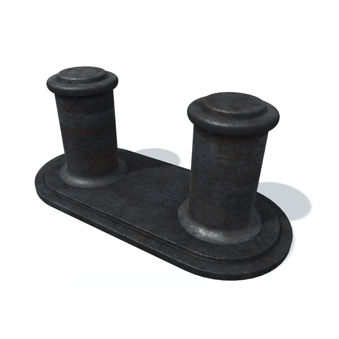 Ship Bollard G 3D Model - TurboSquid 1368404