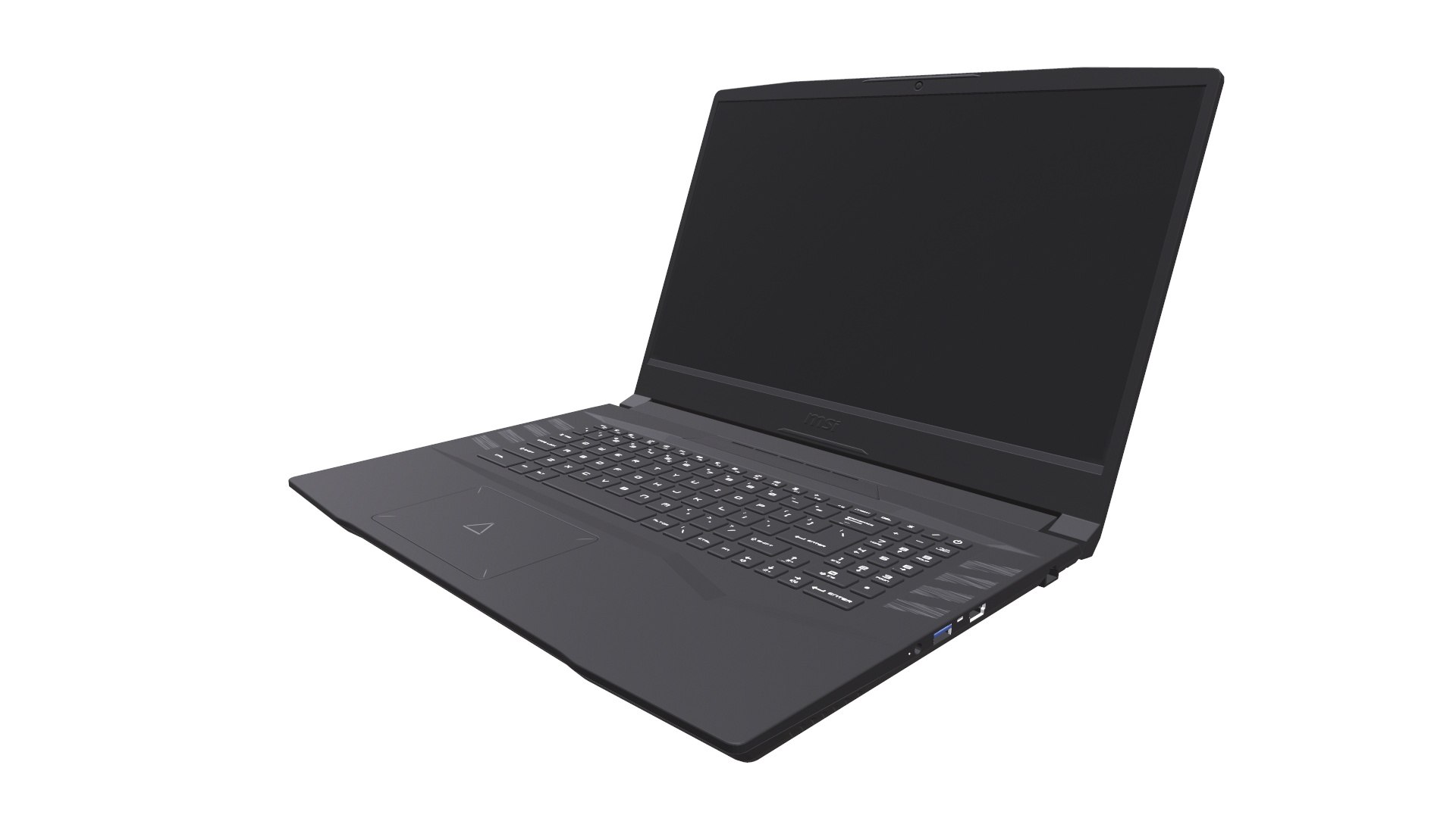 MSI Gaming Laptop Model - TurboSquid 1966987
