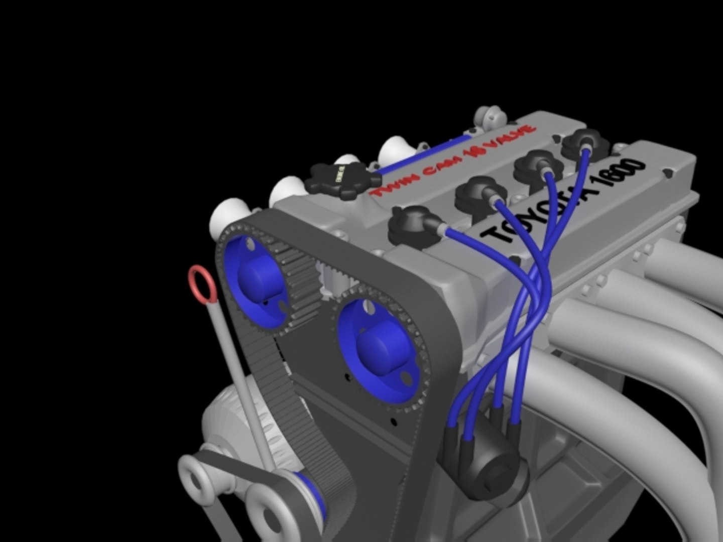 Toyota 4a-ge Engine 3D - TurboSquid 1332851