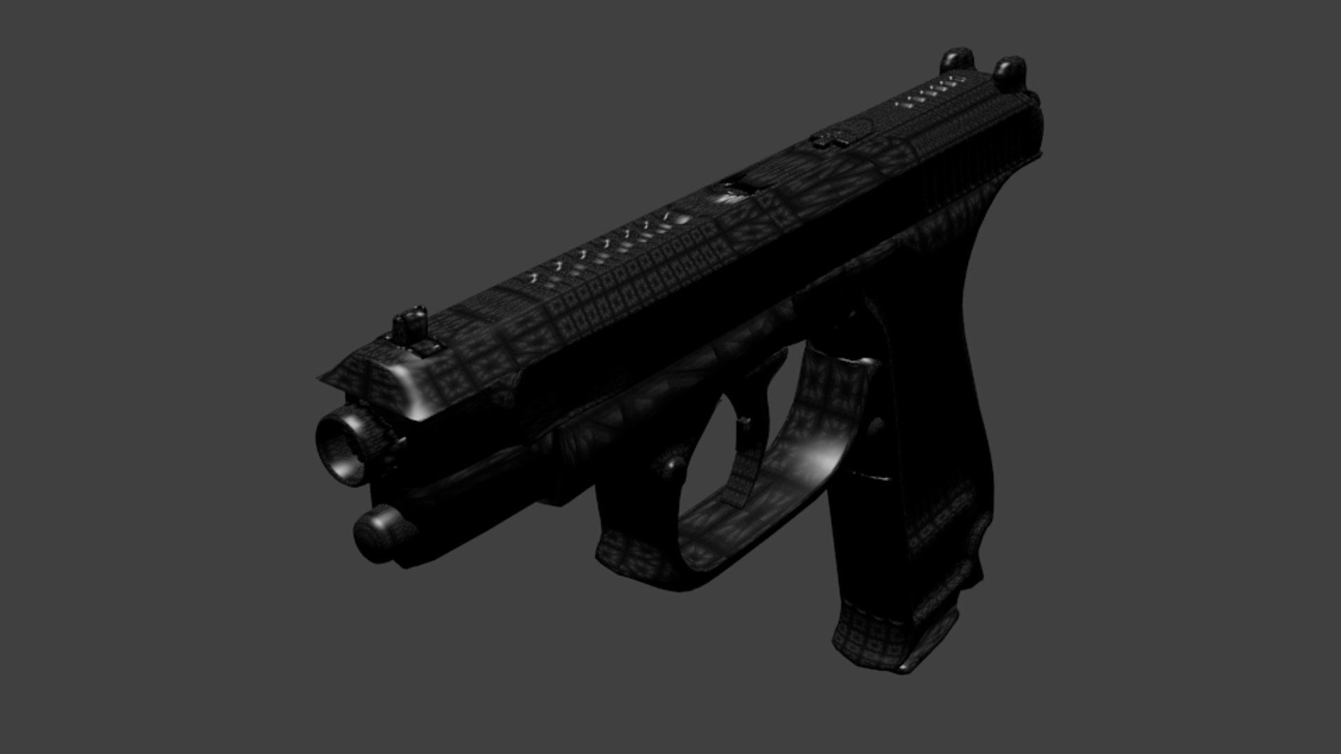 3D Gsh-18 Pistol Model - TurboSquid 1195337