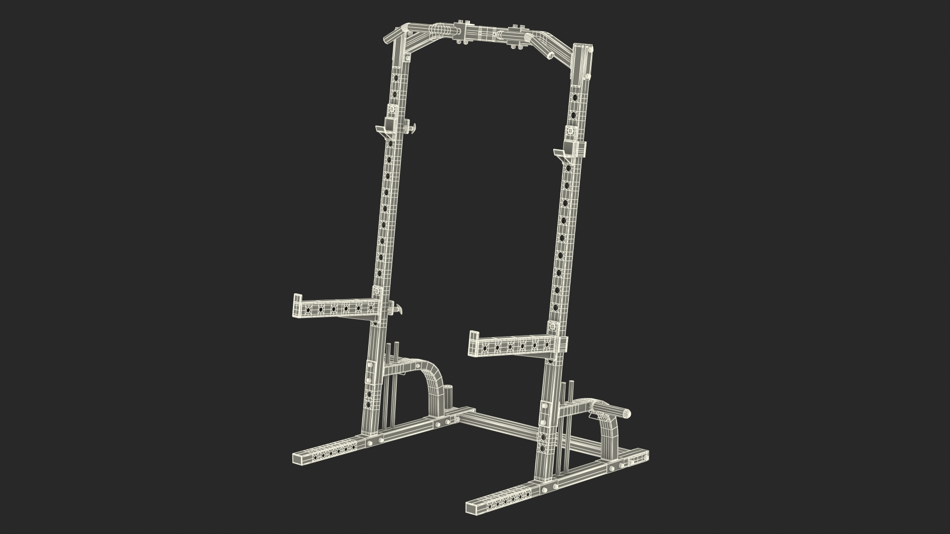 3D Gym Half Rack Model - TurboSquid 1833314
