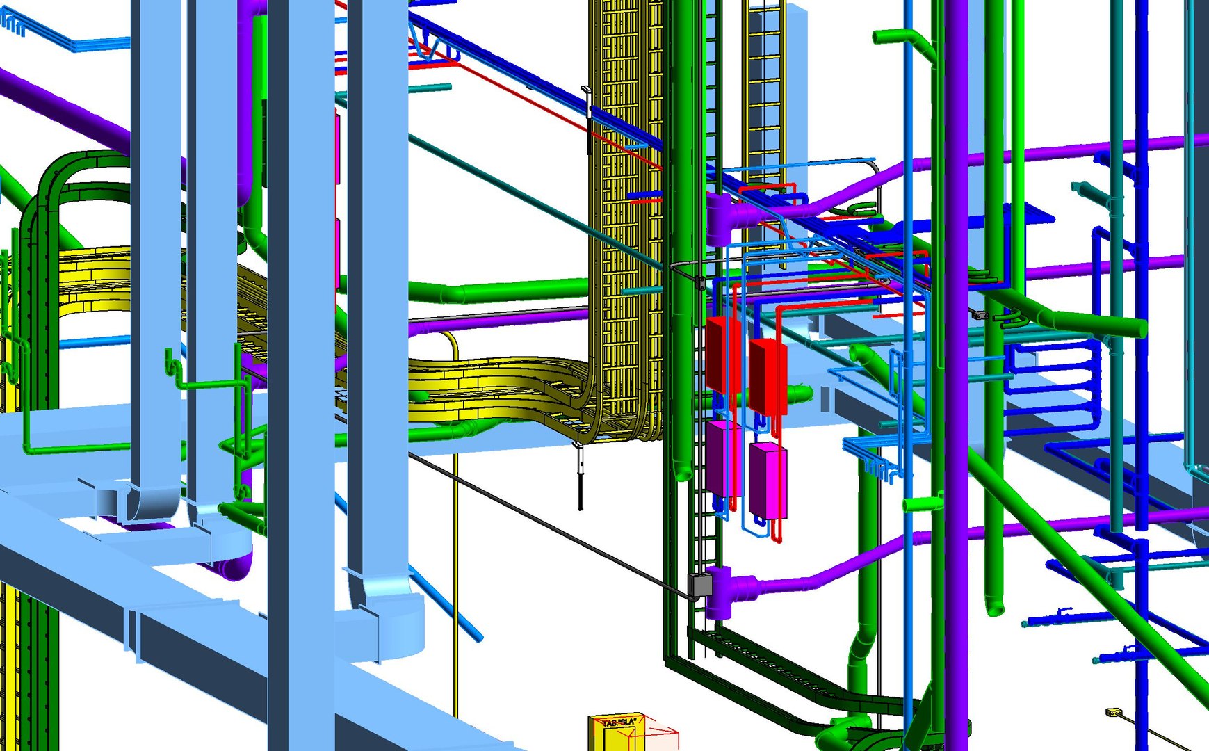 3D Revit MEP Systems For A Tower - TurboSquid 1880995