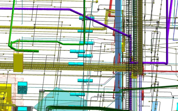 3D Revit MEP systems for a tower - TurboSquid 1880995