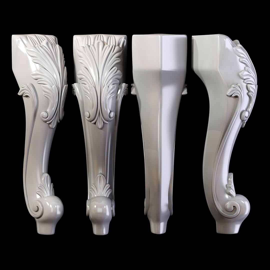 Classic Leg 016 3D Model - TurboSquid 1743485