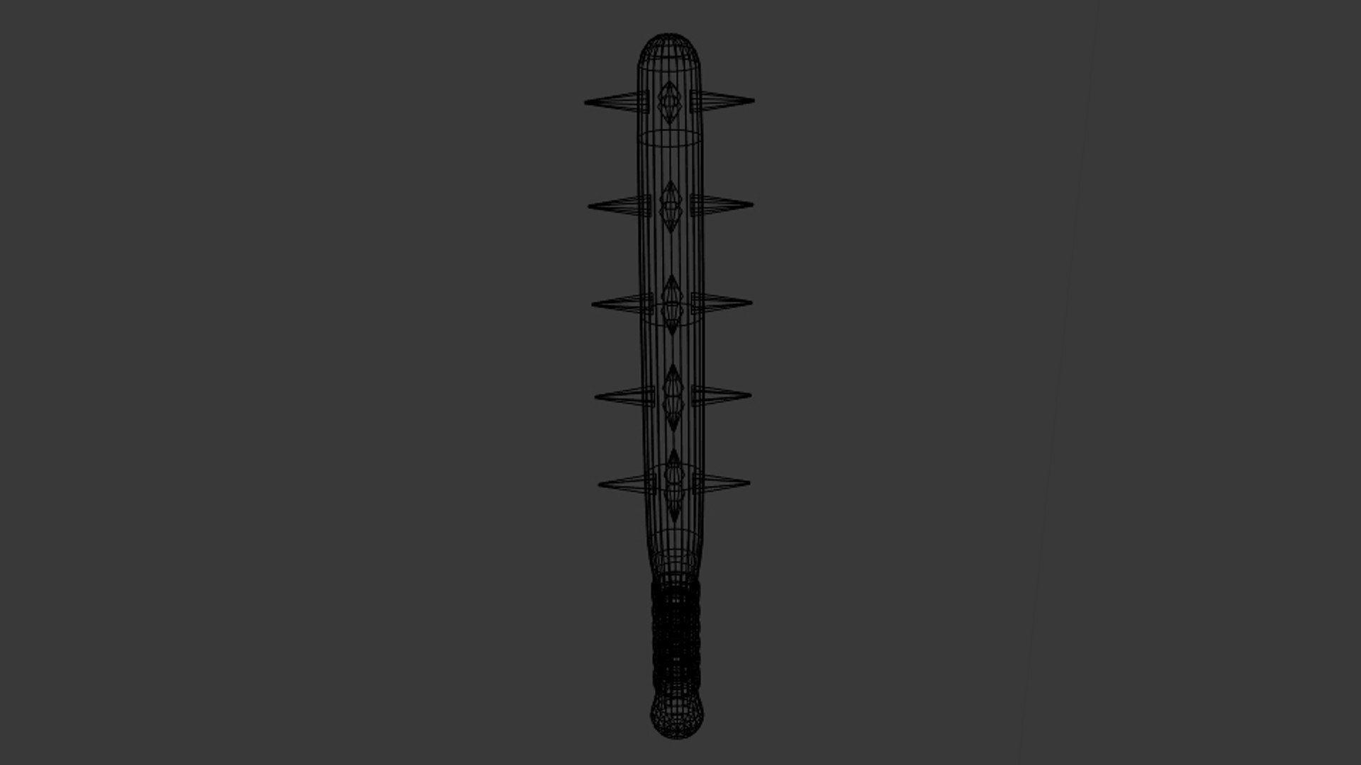 Spike Bat 3d Blend