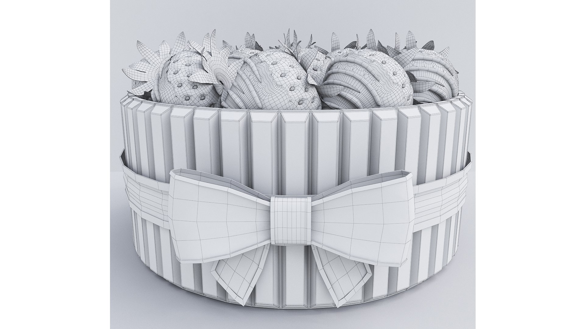 3D Model Strawberry Cake Collection - TurboSquid 1900972