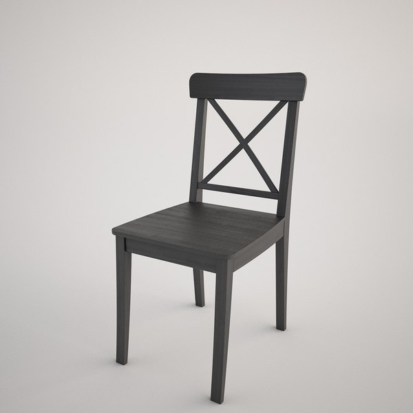 ikea ingolf chair 3d model