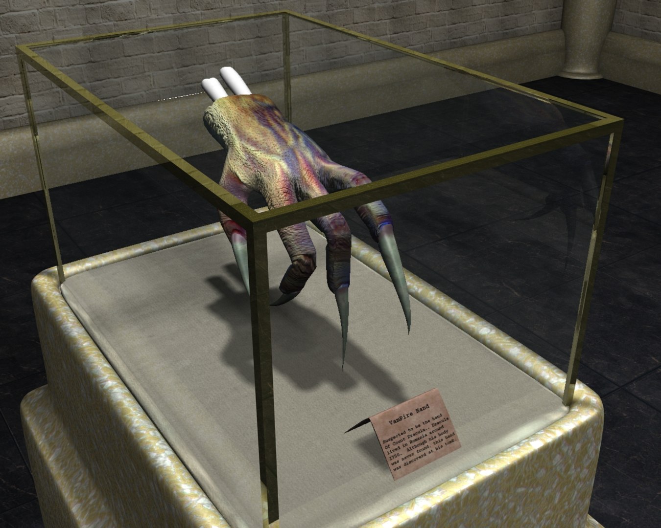 3d Vampire Hand Model