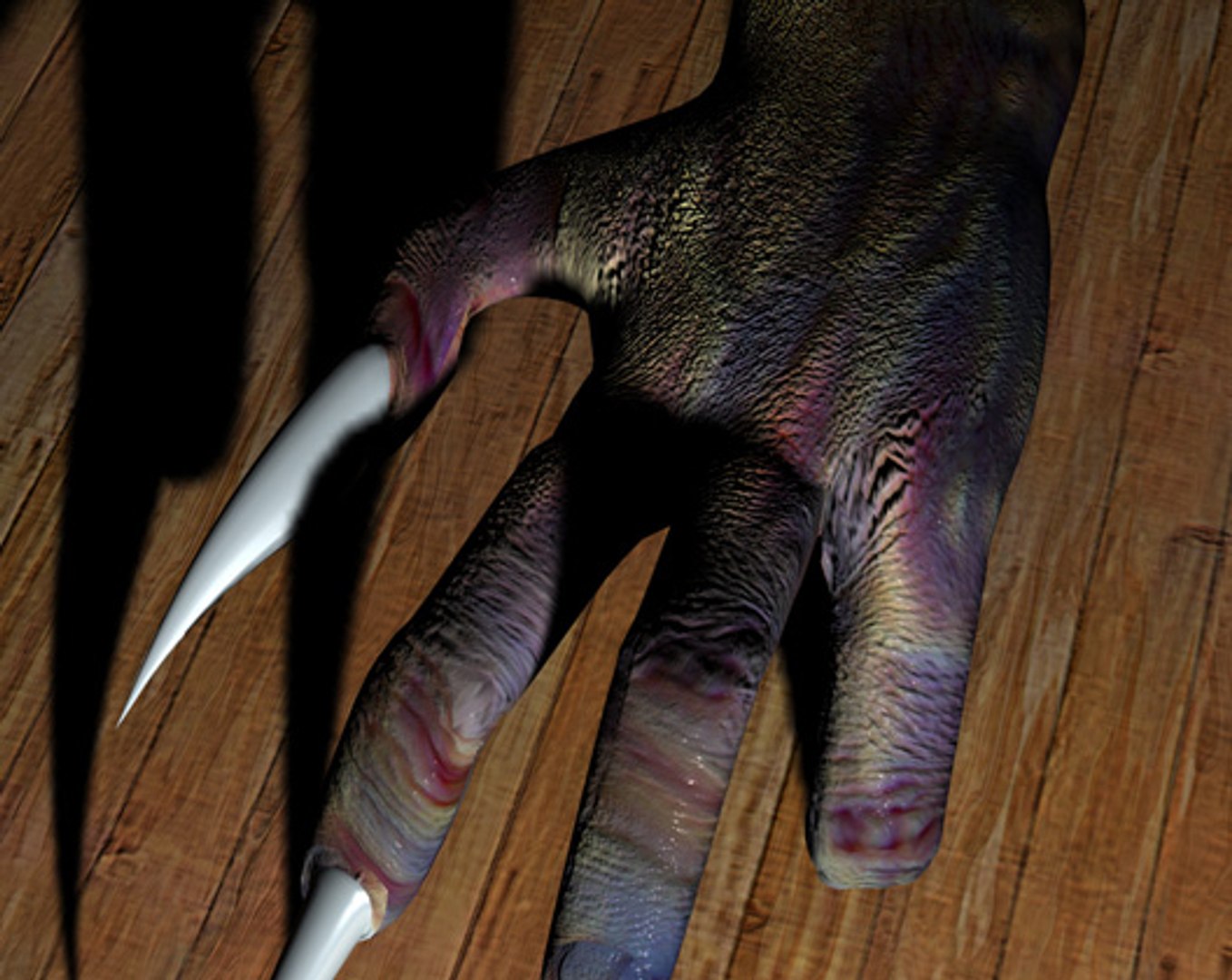 3d Vampire Hand Model