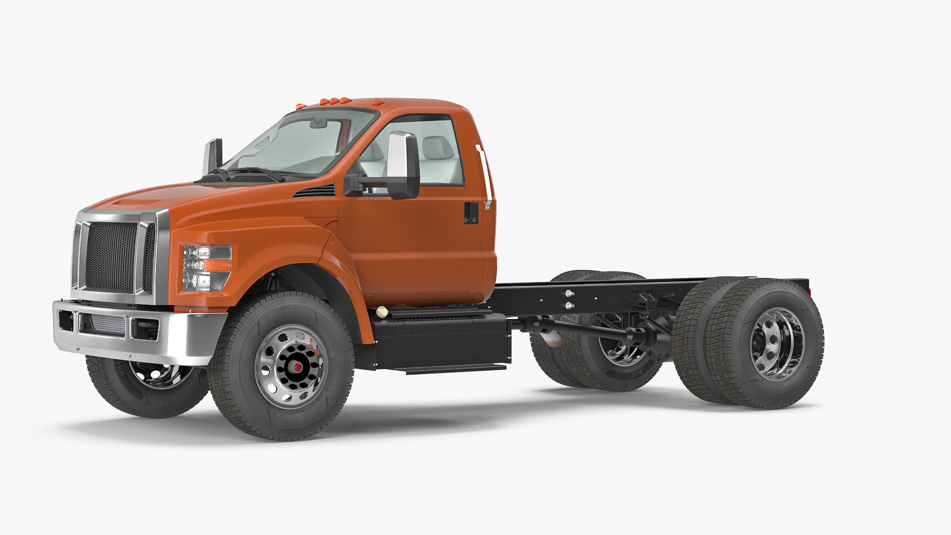 Crew Cab Chassis Truck 3D Model - TurboSquid 1505881