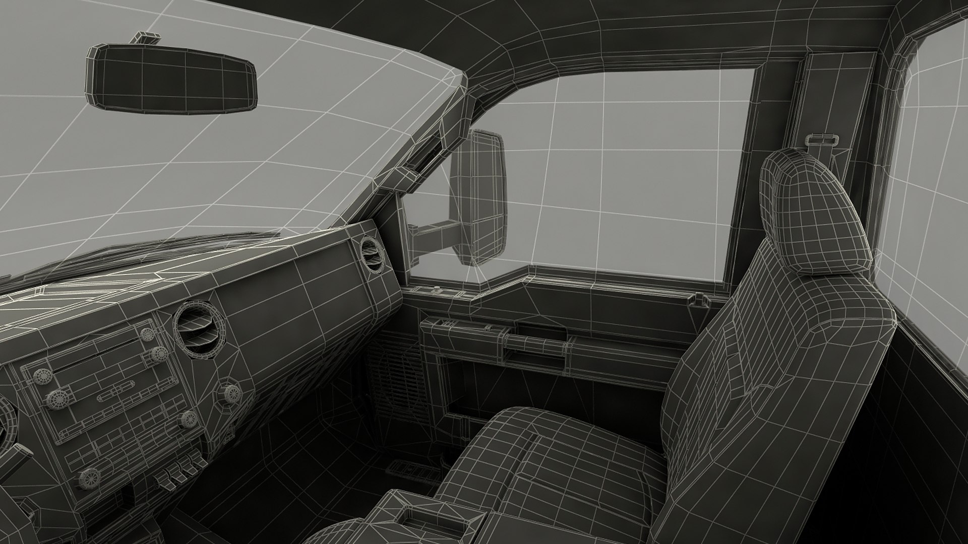 Crew cab chassis truck 3D model - TurboSquid 1505881