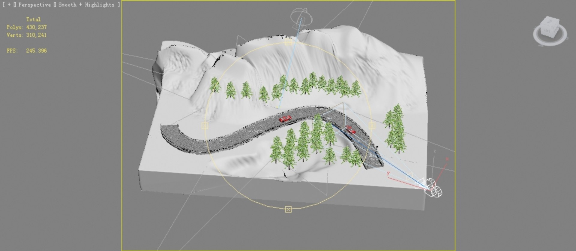 Highway Mountain Road 3D Model - TurboSquid 2039458