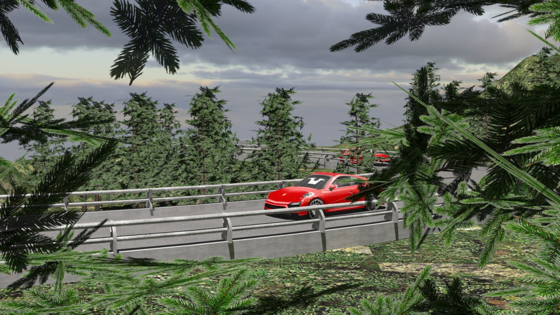 Highway Mountain Road 3D Model - TurboSquid 2039458