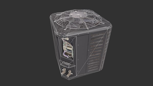 3D Air Conditioning Condenser Unit - TurboSquid 1950009