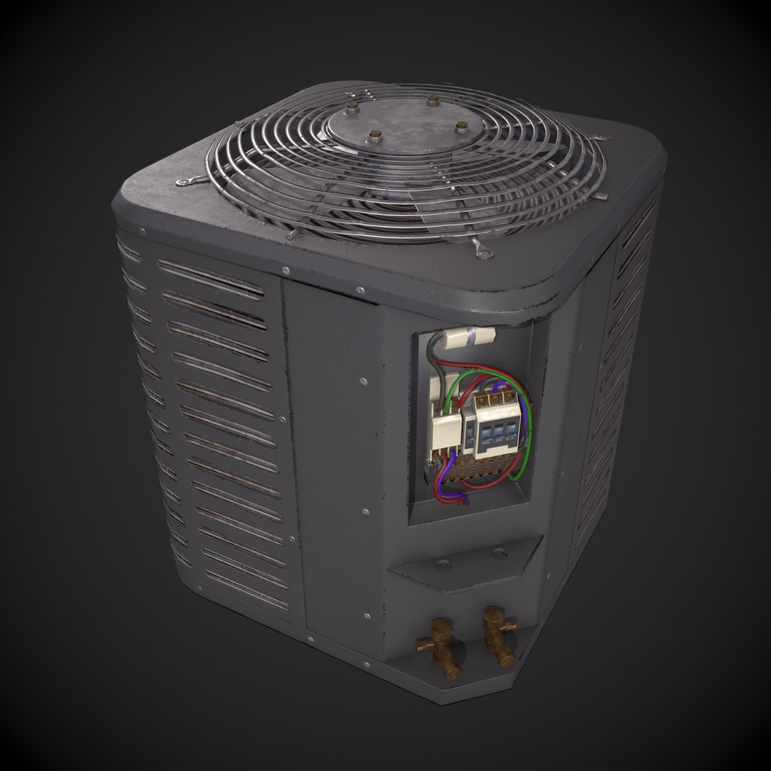 3D Air Conditioning Condenser Unit - TurboSquid 1950009