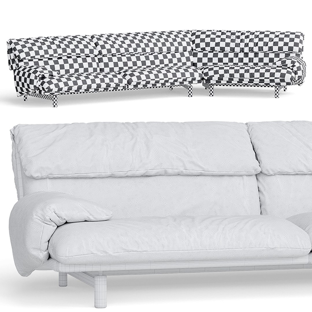 Baxter JO Sofa 3D model - TurboSquid 2158108