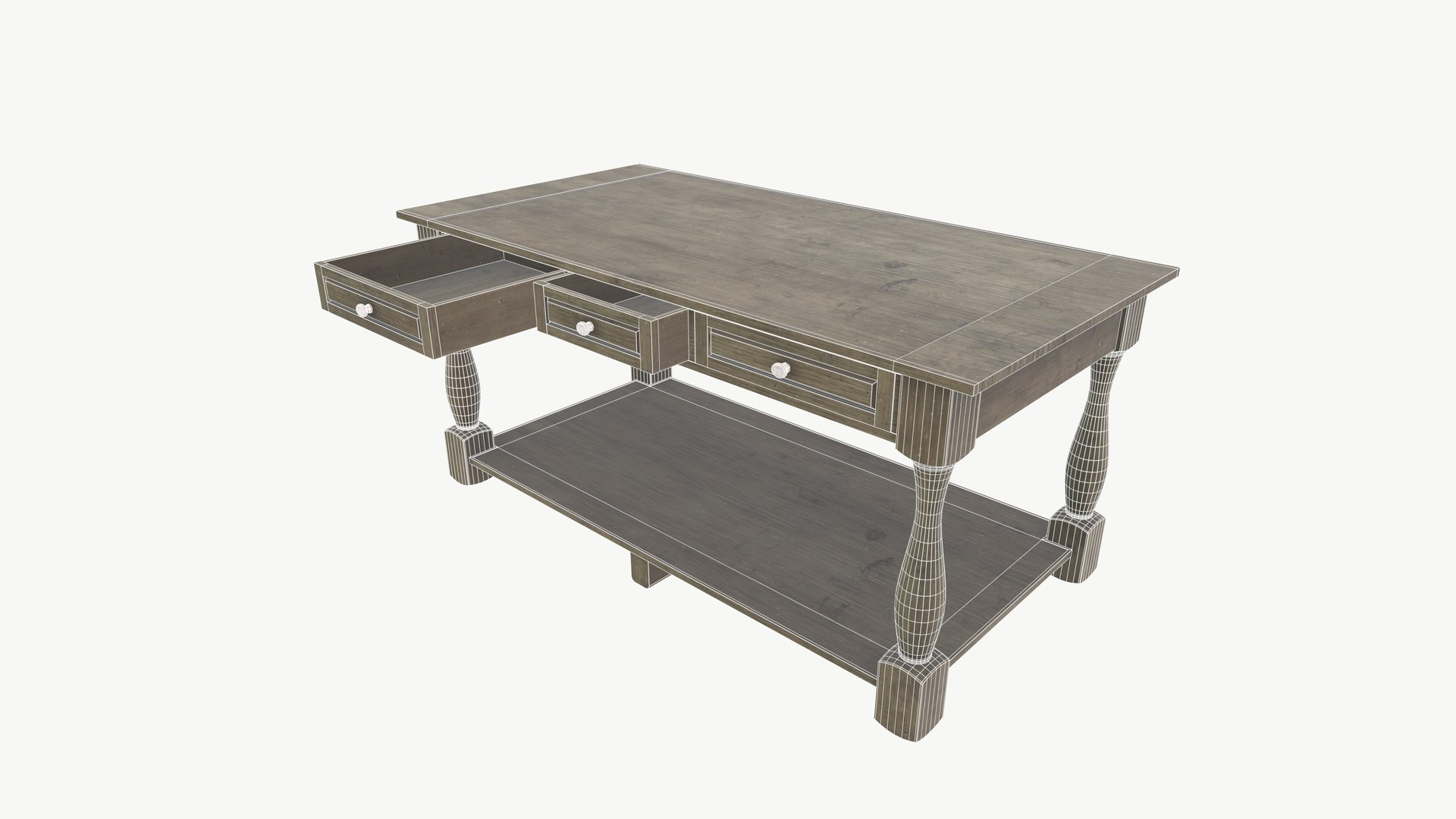 3D Console Table Model - TurboSquid 2298349