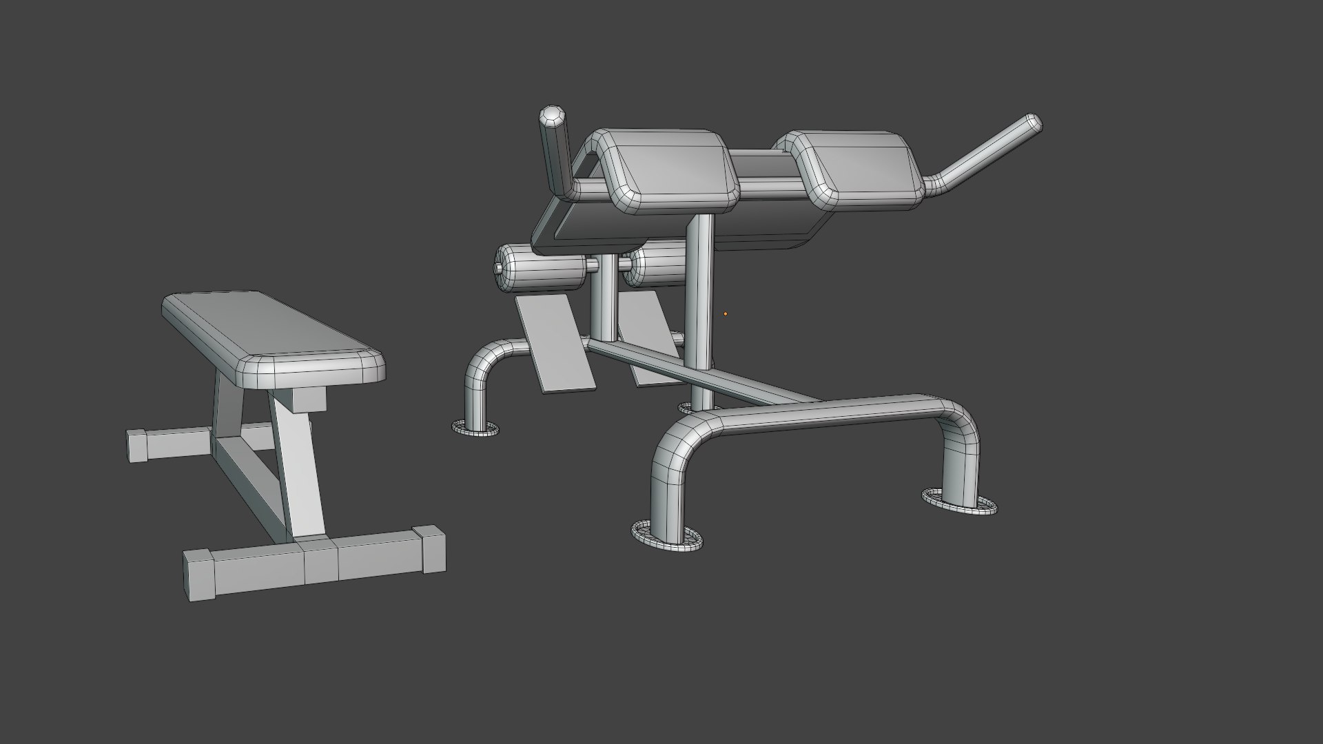 Hyperextension Gym 3D - TurboSquid 2145225