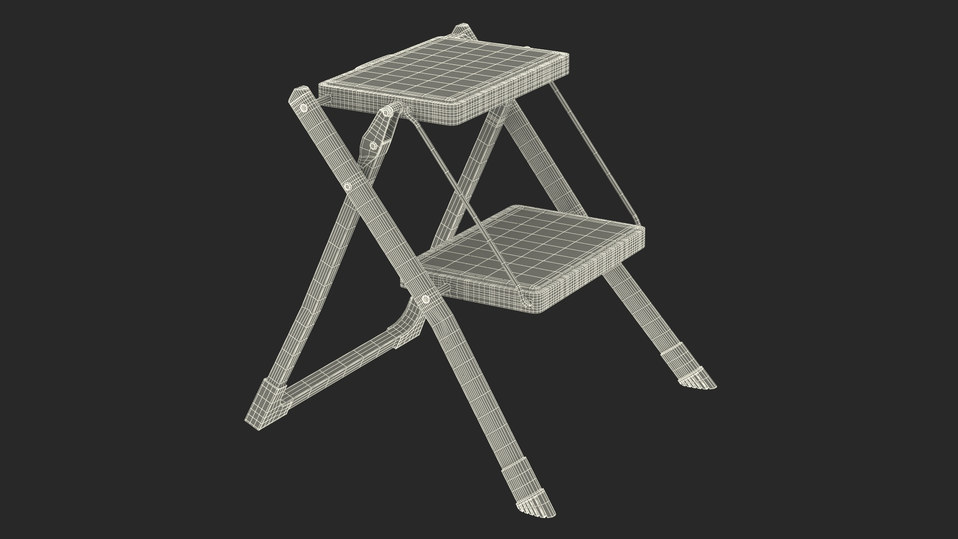 3D Steel Step Stool - TurboSquid 2086654