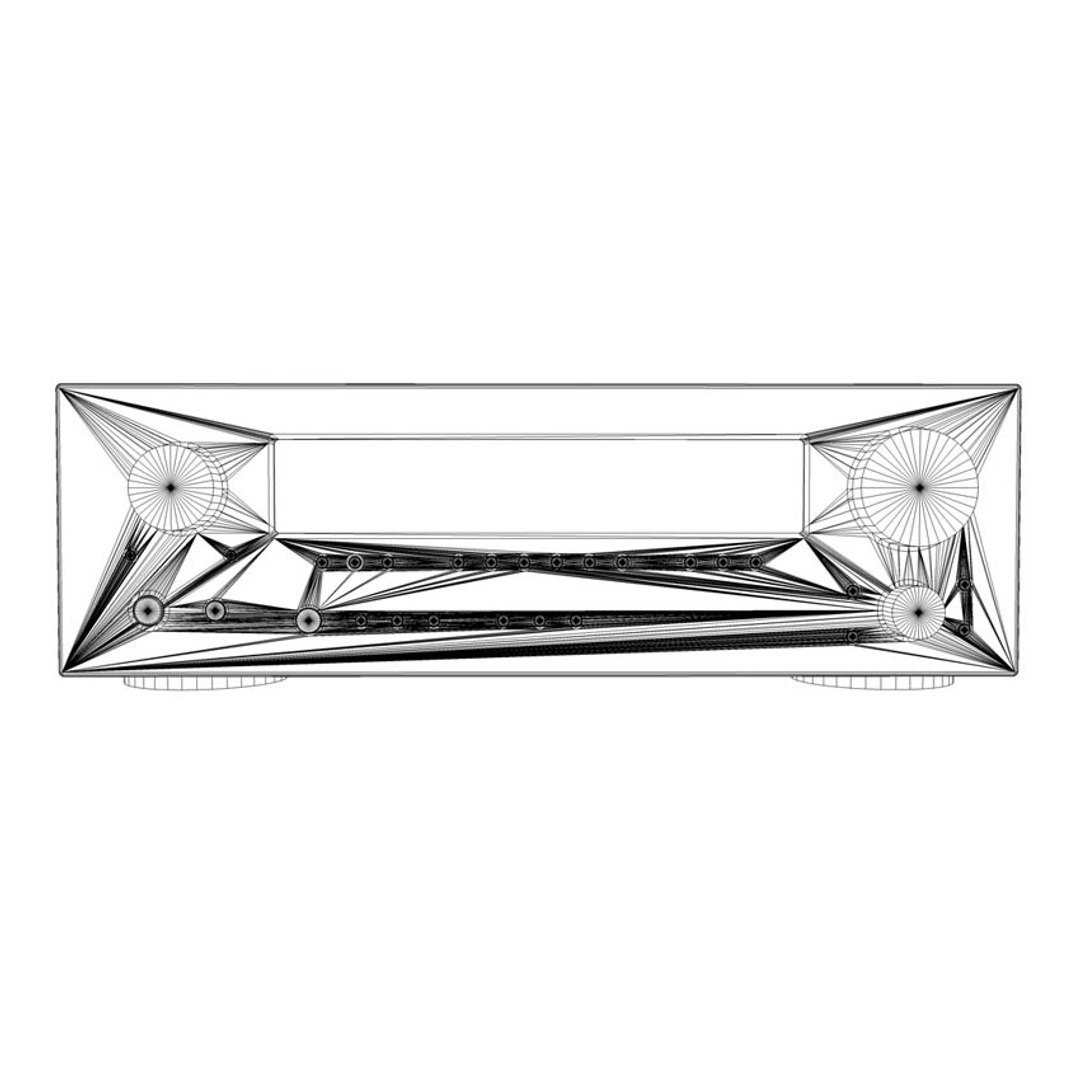 stereo receiver 3d model