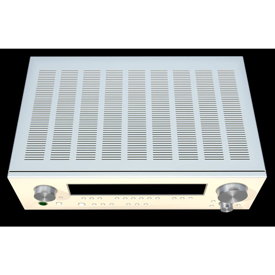 stereo receiver 3d model