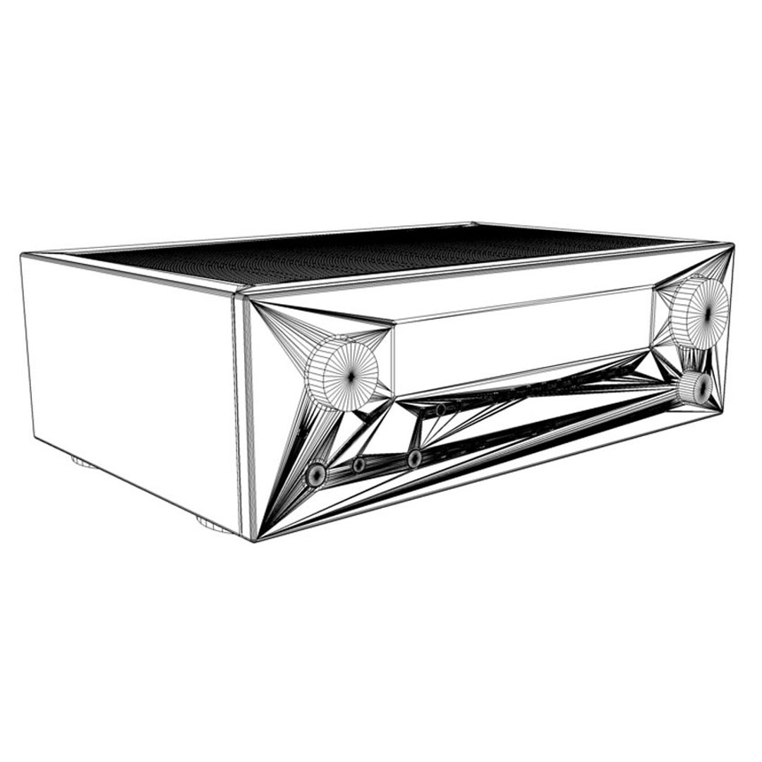 stereo receiver 3d model