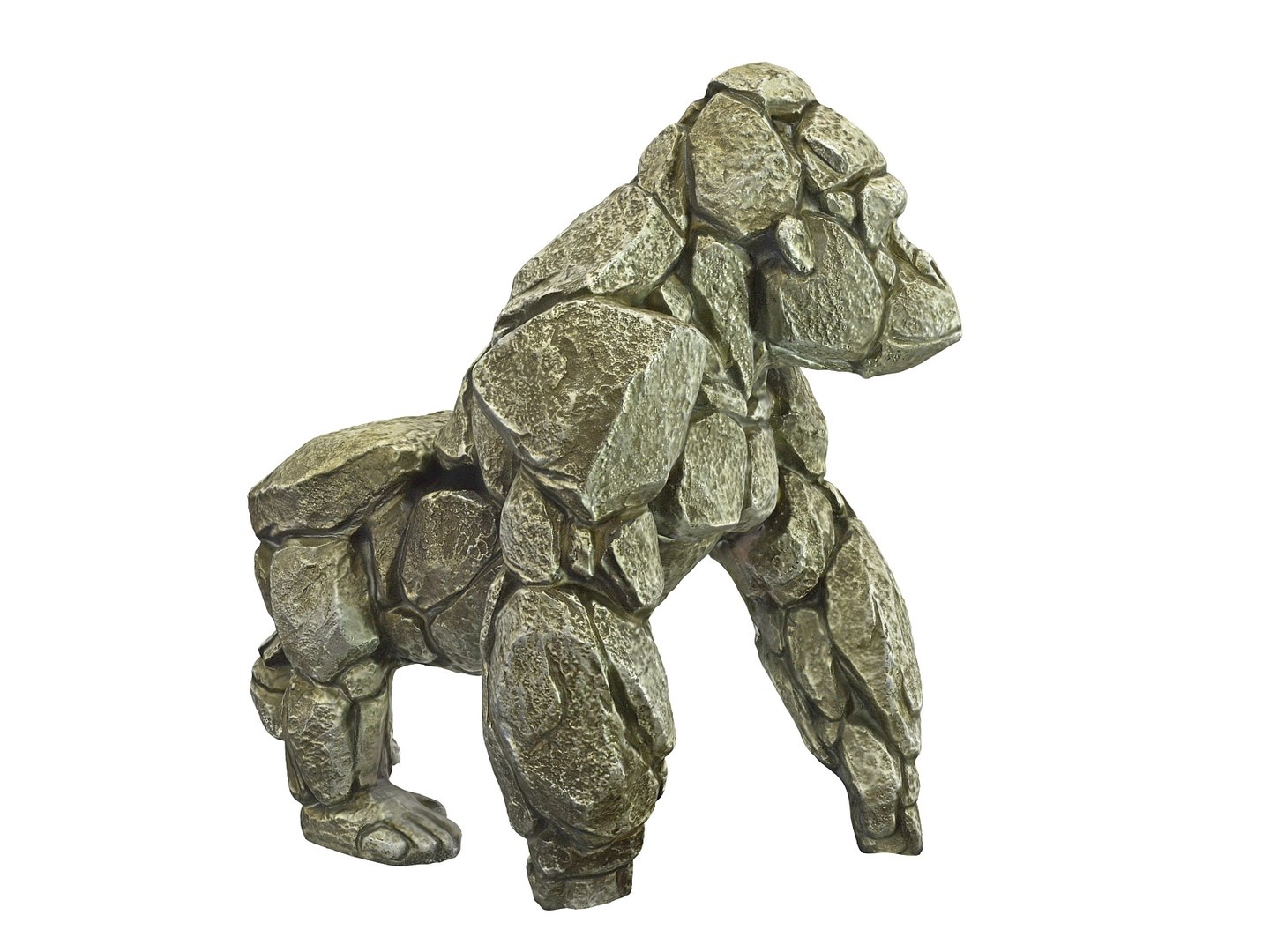 3D Stone Gorilla Hd Model - TurboSquid 1525157
