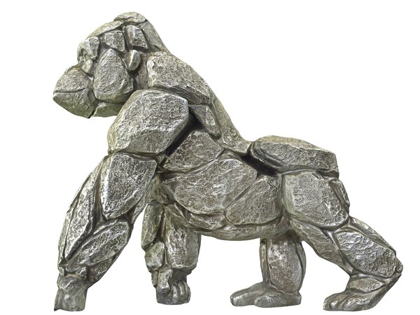 3D stone gorilla hd model - TurboSquid 1525157