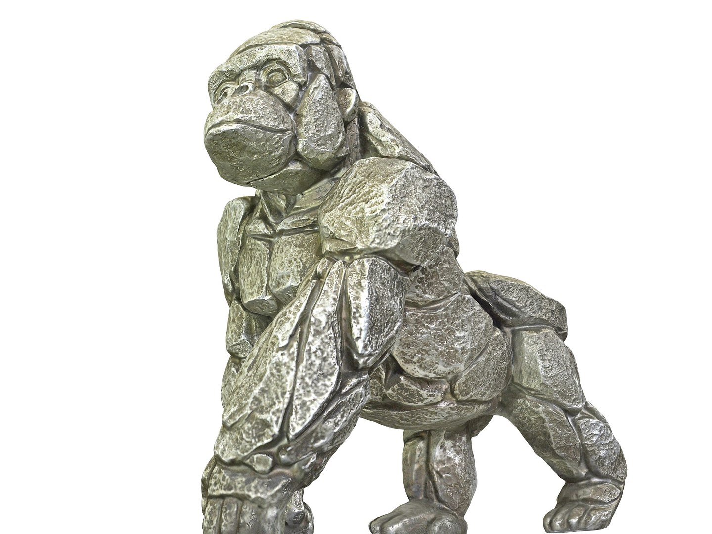 3D stone gorilla hd model - TurboSquid 1525157
