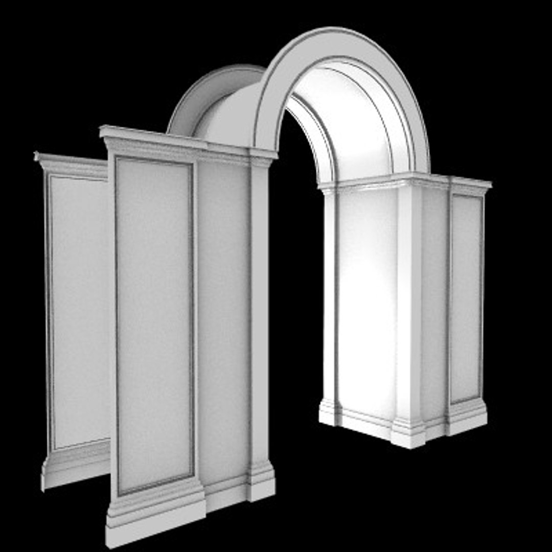 3d Model Arches Gate