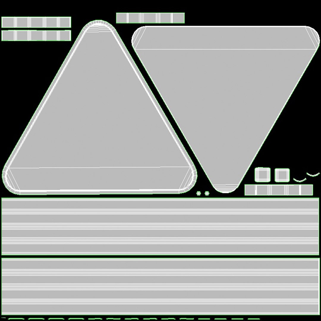 3D Left Curve Road Sign Model - TurboSquid 2106076