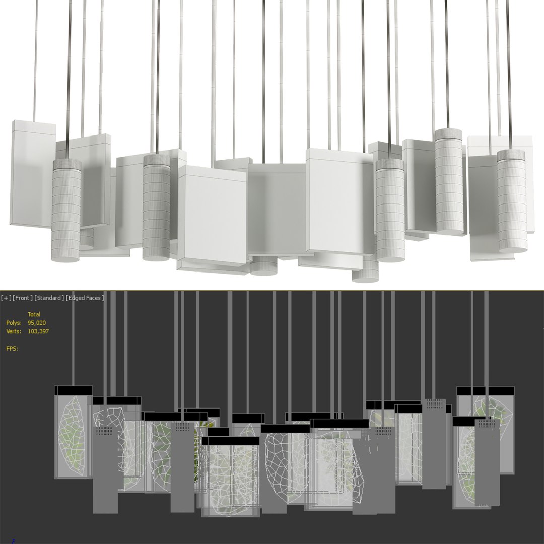 3D Hanging Lightbox Plants Collection Vol 141 Model - TurboSquid 1984187