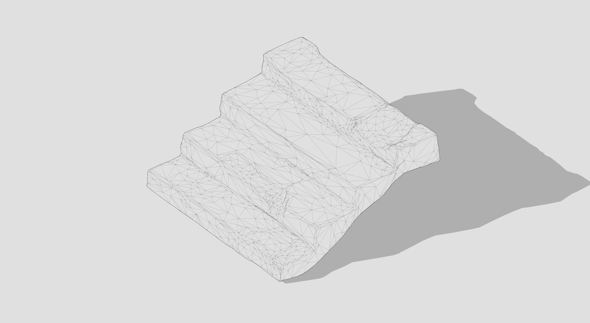 3D Stone Stairs Model - TurboSquid 2400499