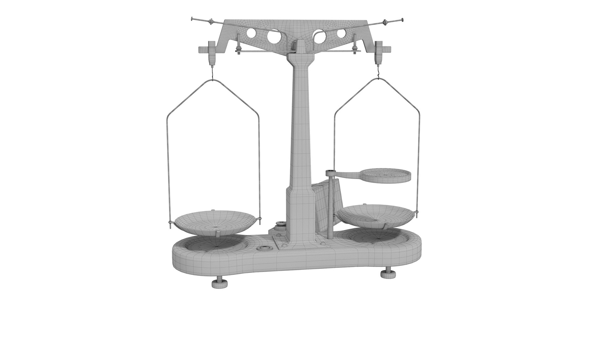 3D Mechanical Laboratory Balance Model - TurboSquid 1754339