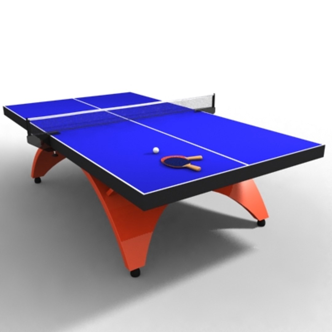 3d Model Table Tennis Paddles