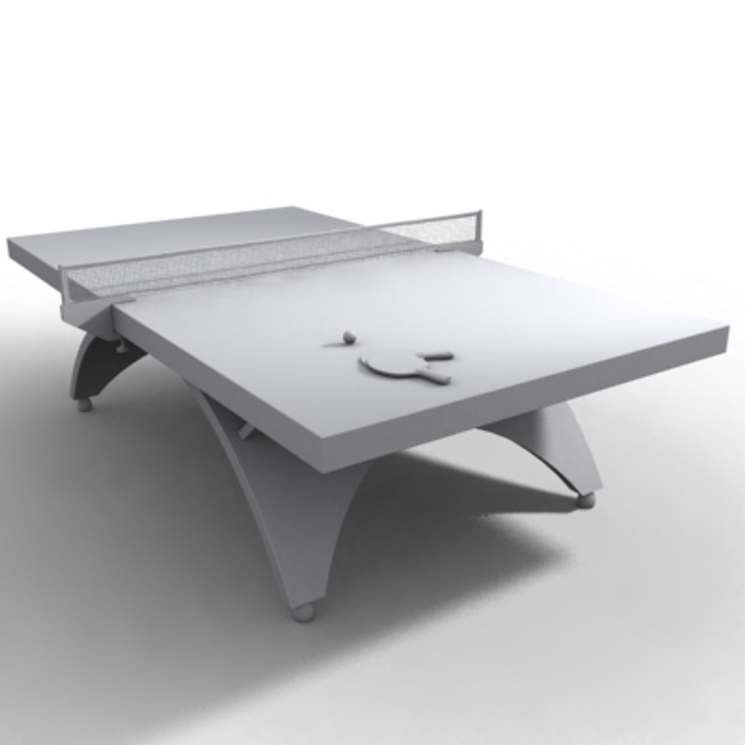 3d Model Table Tennis Paddles