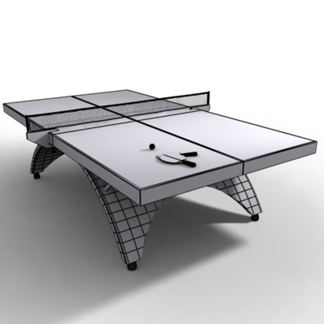 3d Model Table Tennis Paddles
