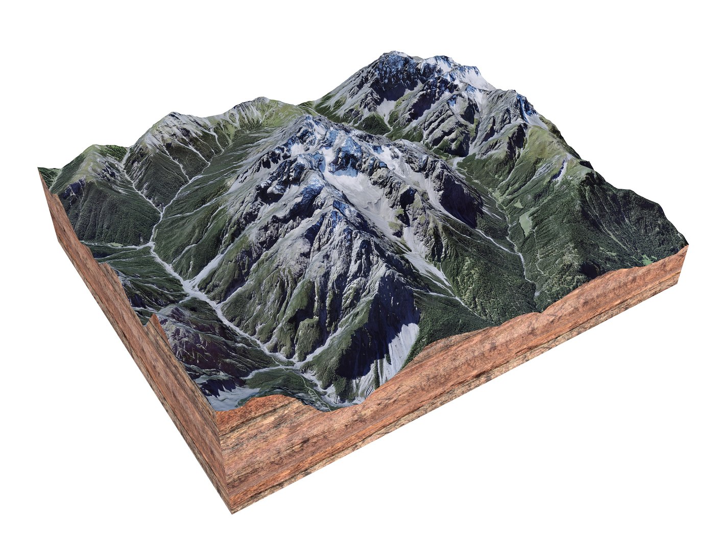 Piz Zuort Mountain Switzerland 3D - TurboSquid 2061885