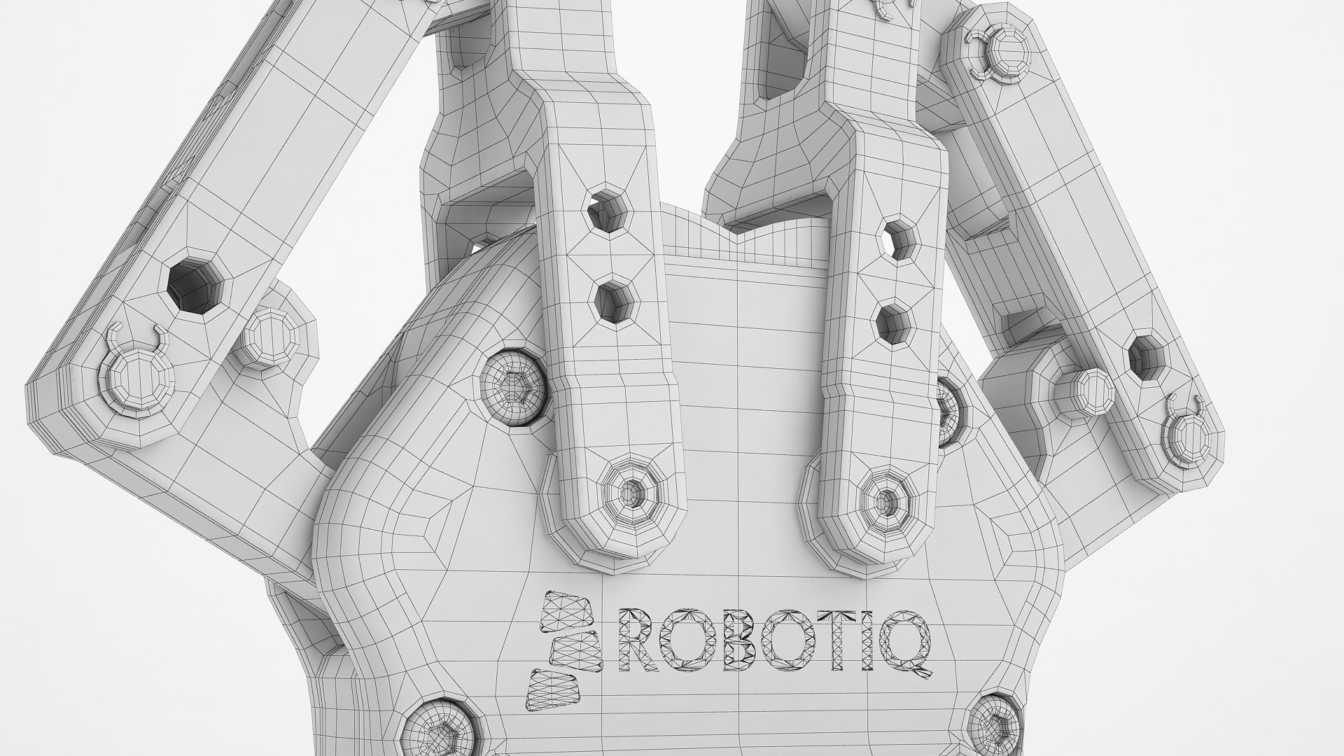 Robotiq robot hand 3D model - TurboSquid 1680978